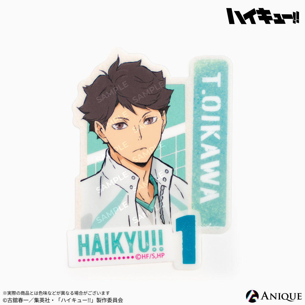 アニメ「ハイキュー‼︎」クリアステッカー 及川 徹｜アニメ「ハイキュー!!」｜想いあふれるアニメ漫画グッズならAniqueShop